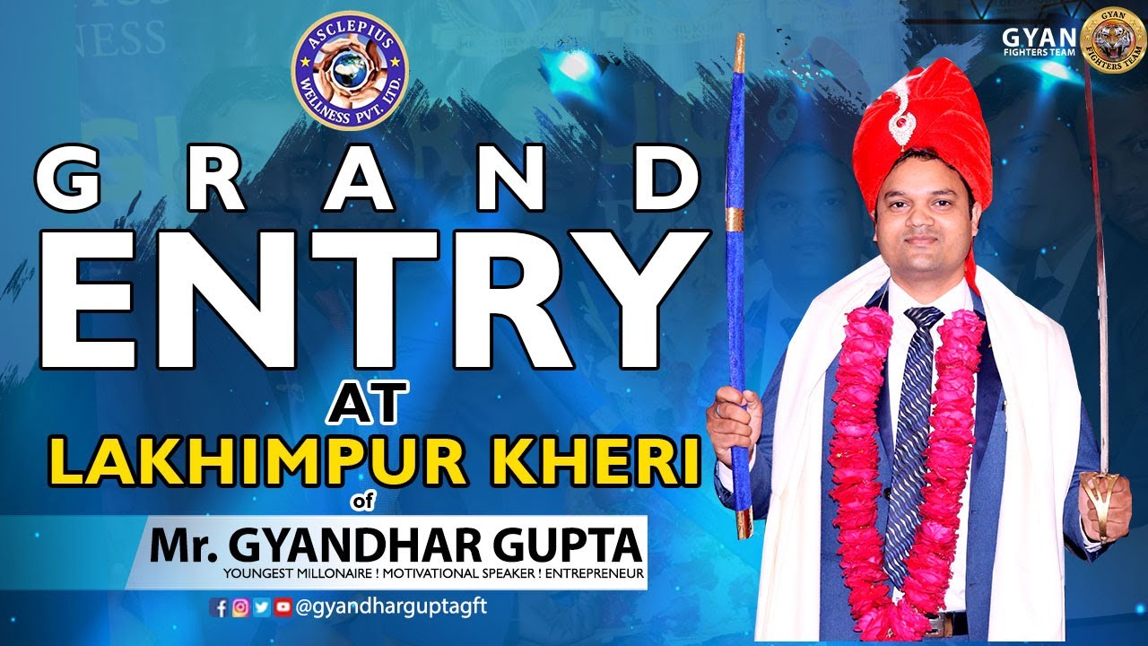 Grand Entry at Lakhimpur Kheri Sh.Gyandhar Gupta - Blue Diamond, Awpl ...