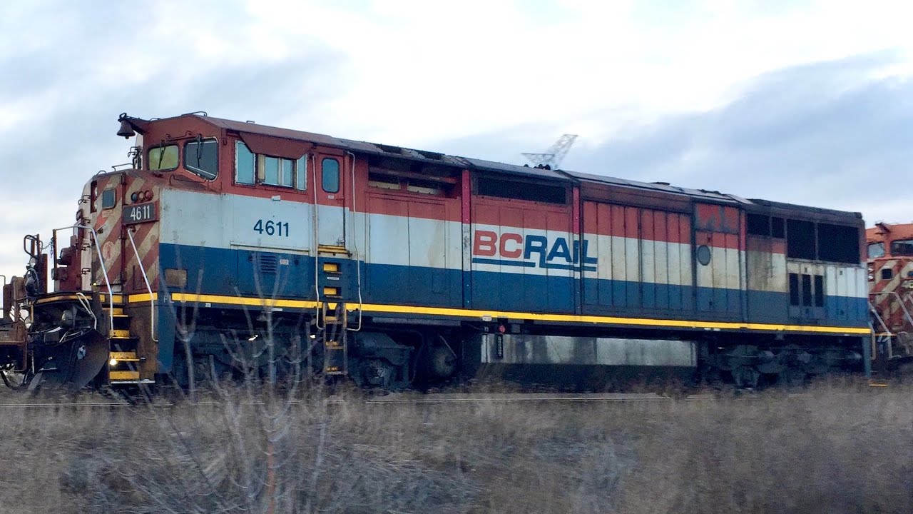 CN 148 With BCRAIL Locomotives - YouTube