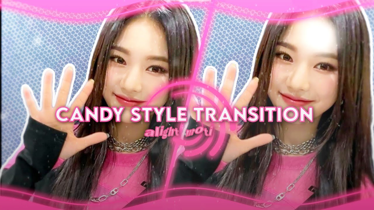 alight motion candy style transition tutorial - YouTube
