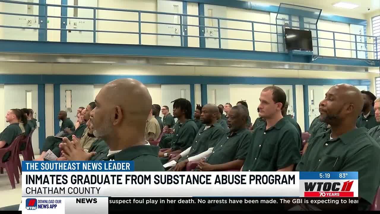 Chatham County inmates graduate from substance abuse program - YouTube