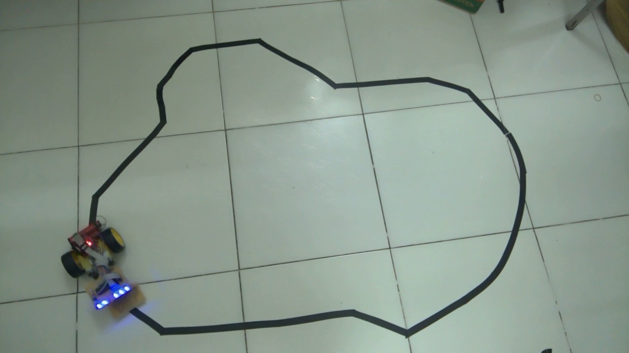 Line Follower - Using IC 89s52, light sensor and L298N module - YouTube