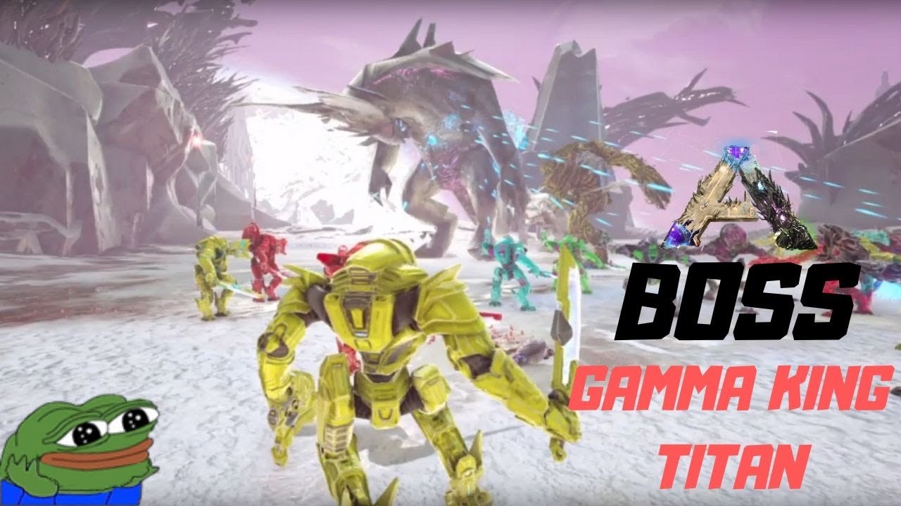 Ark Survival Evolved Official 3 Gamma King Titan Extinction Youtube