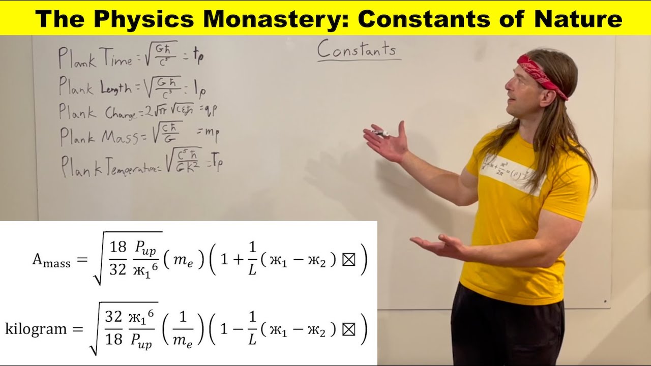 The Physics Monastery: Constants of Nature - YouTube