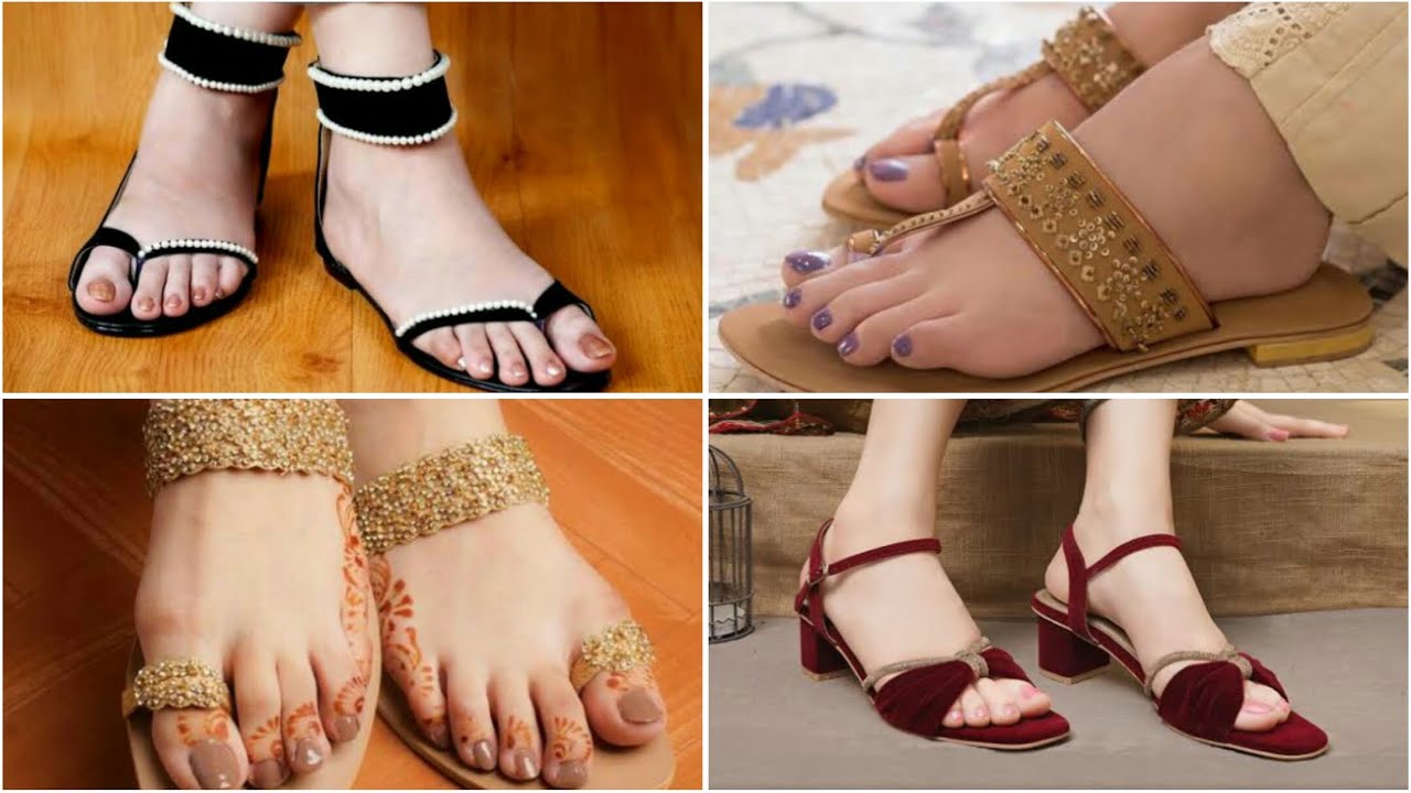 Unique sandal designs for eid -2024 trendy sandals for girls #eid # ...