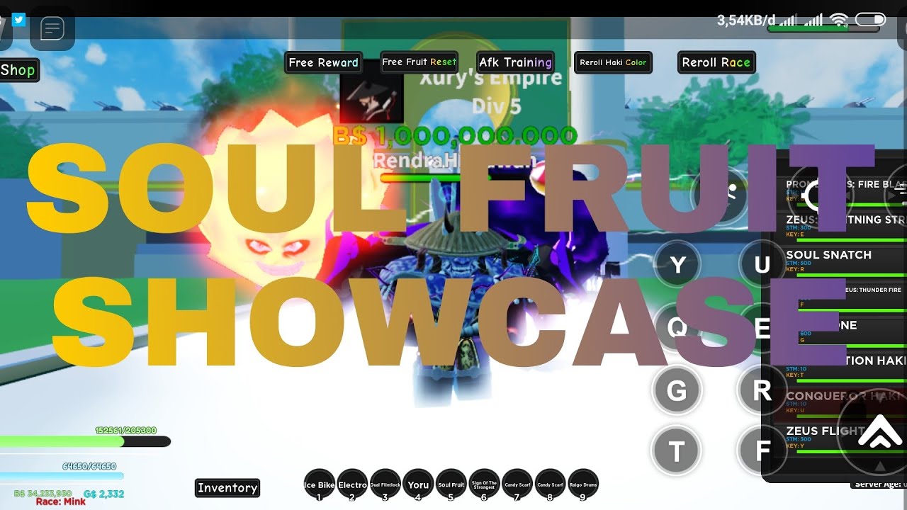 SOUL FRUIT SHOWCASE!|AOPG(roblox) - YouTube
