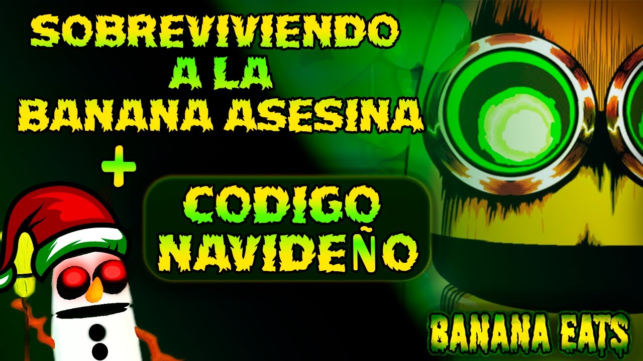 🎄Escapando de la banana asesina + Codigo para skin navideña :O🎄 ...