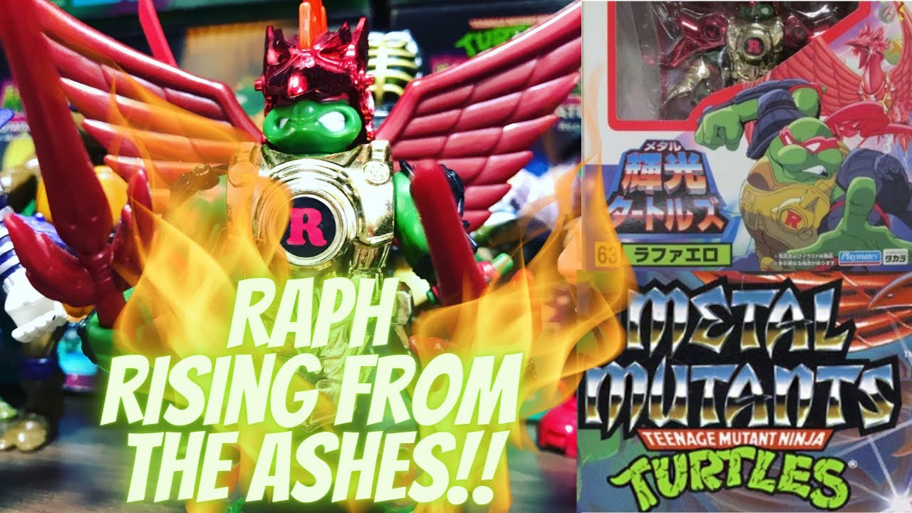 TMNT Metal Mutants. Raphael with Phoenix Spirit Armor. He’s on FIRE!🔥 ...