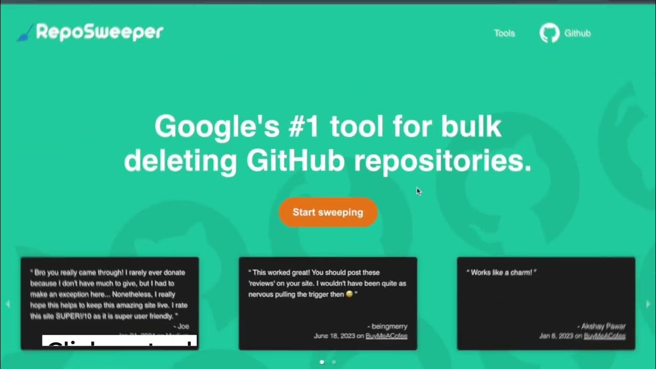 Master Your GitHub Clutter: Discover RepoSweeper - The Ultimate Bulk Repository Management Tool ...
