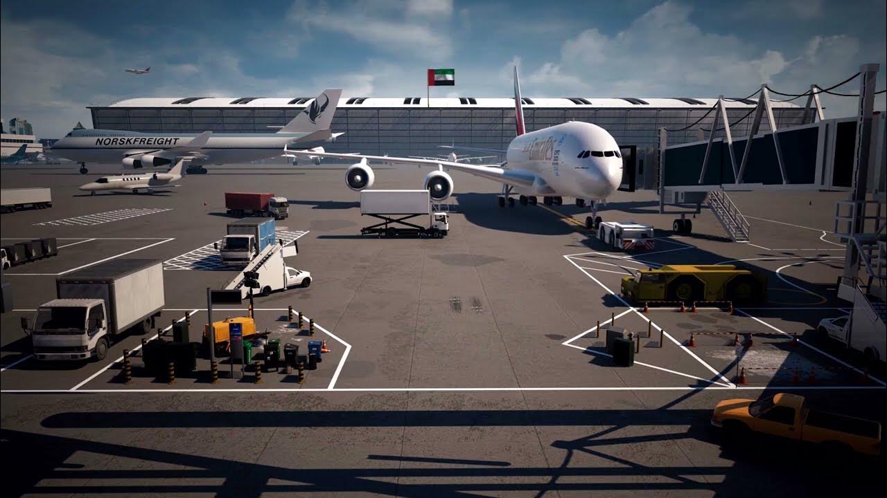 AIRPORT ENVIRONMENT VISUALIZATION UNREAL ENGINE 4 - YouTube