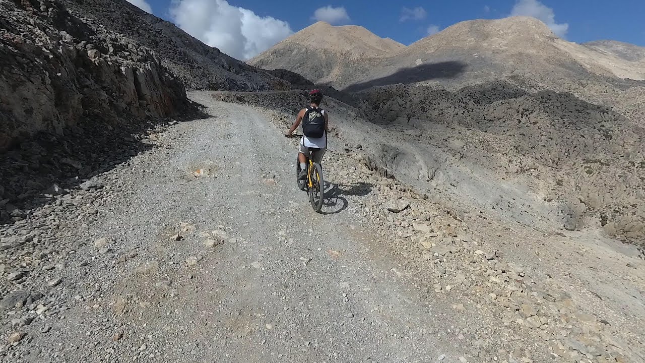 Pachnes Mountain, Crete E-bike and Hike climb - YouTube