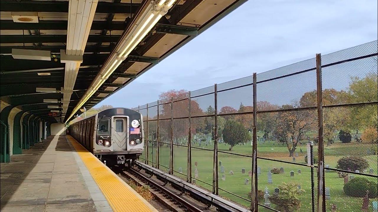 MTA New York City Subway Canarsie Bound Kawasaki R143 (L) Train @ Wilson Avenue - YouTube