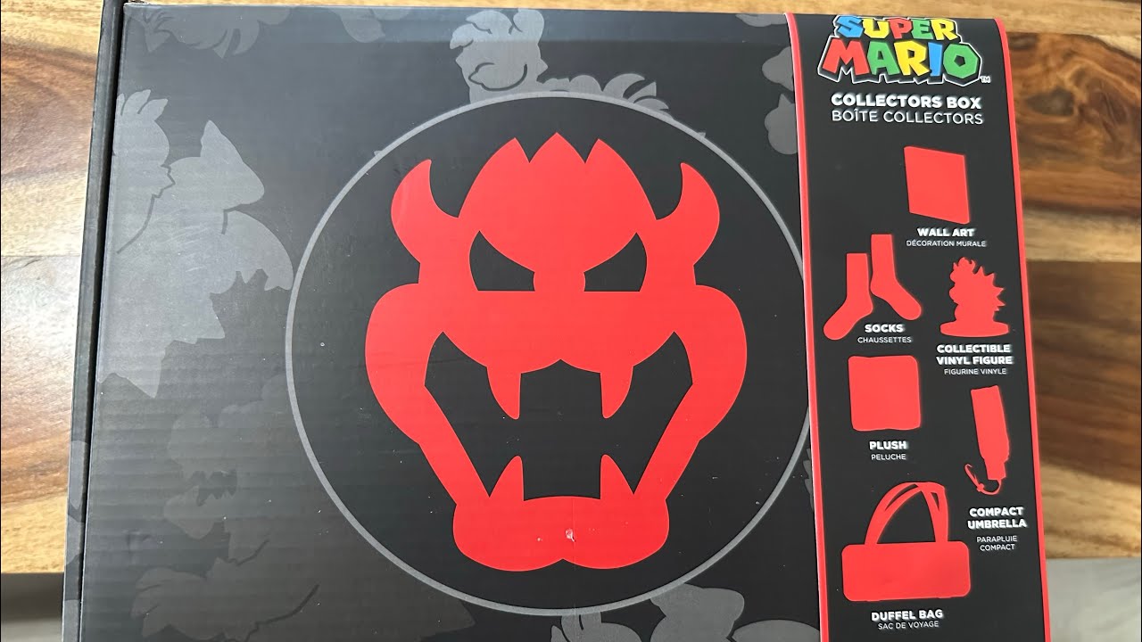Super Mario Bros Movie (Bowser) themed Collectors Box opening!!! - YouTube