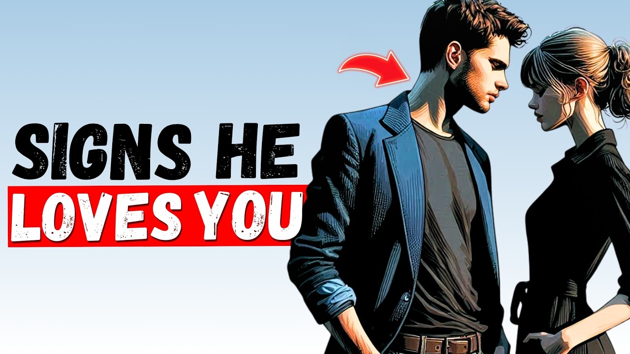 9 Secret Signs He Loves You (But Is Scared to Show It) - YouTube