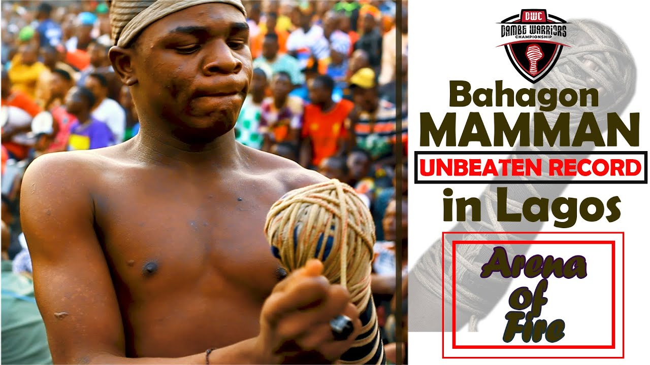 Bahagon Mamman UNBEATEN RECORD in Lagos Arena - YouTube