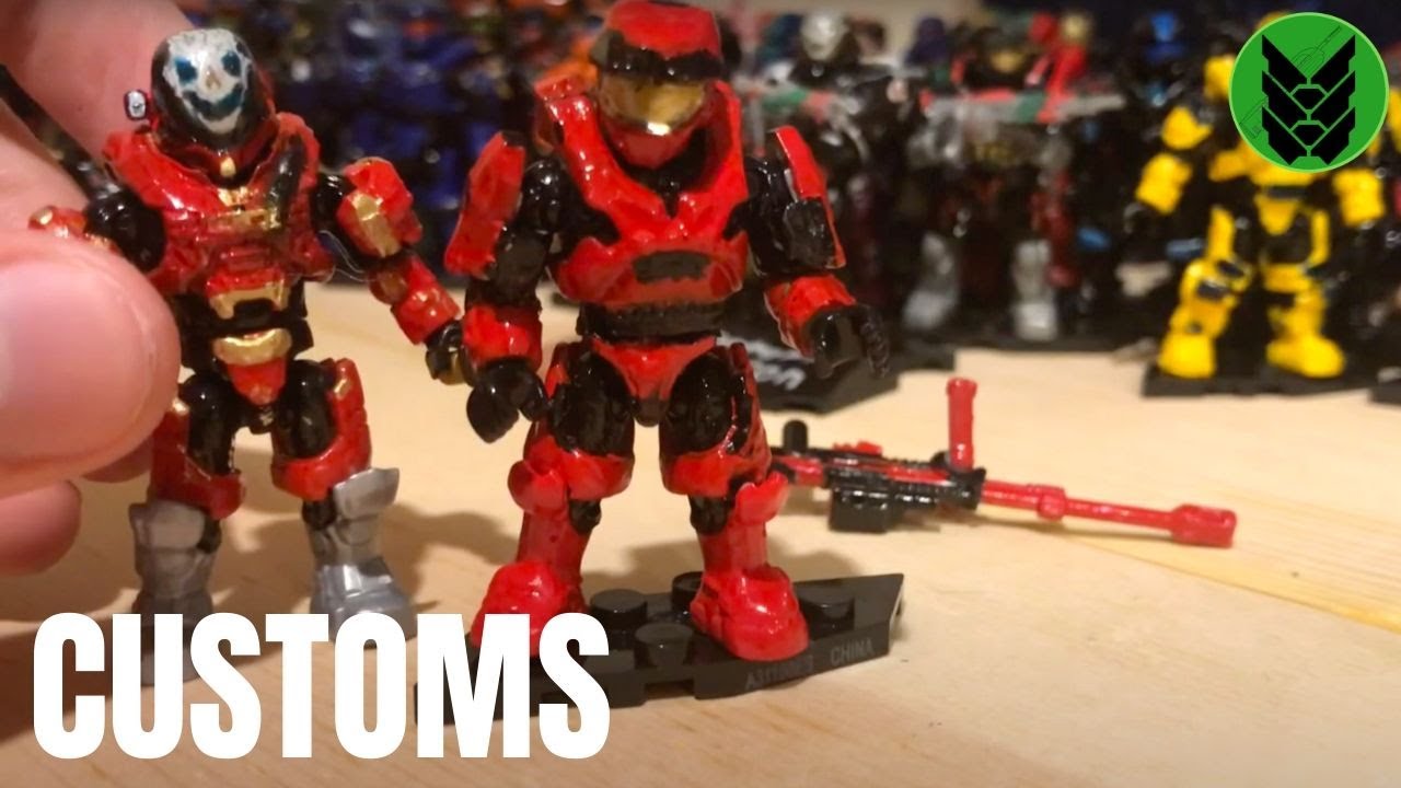 Halo mega Bloks custom review custom spartan - YouTube