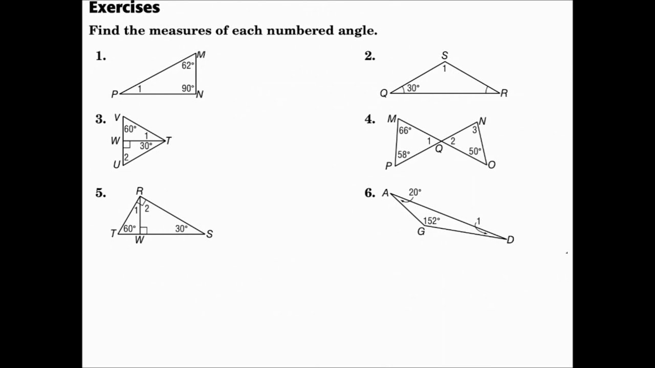 Geometry 4.25 Triangle Fundamentals - YouTube