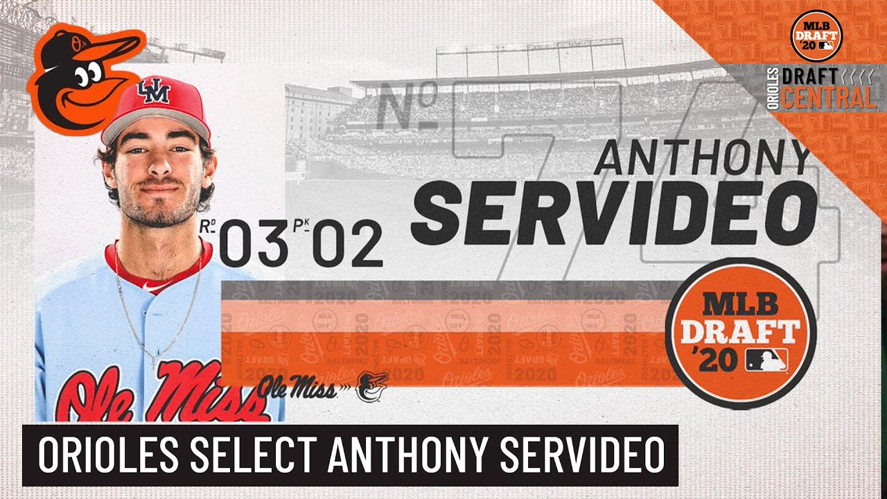 Orioles Select Anthony Servideo in Round 3 of the 2020 MLB Draft - YouTube
