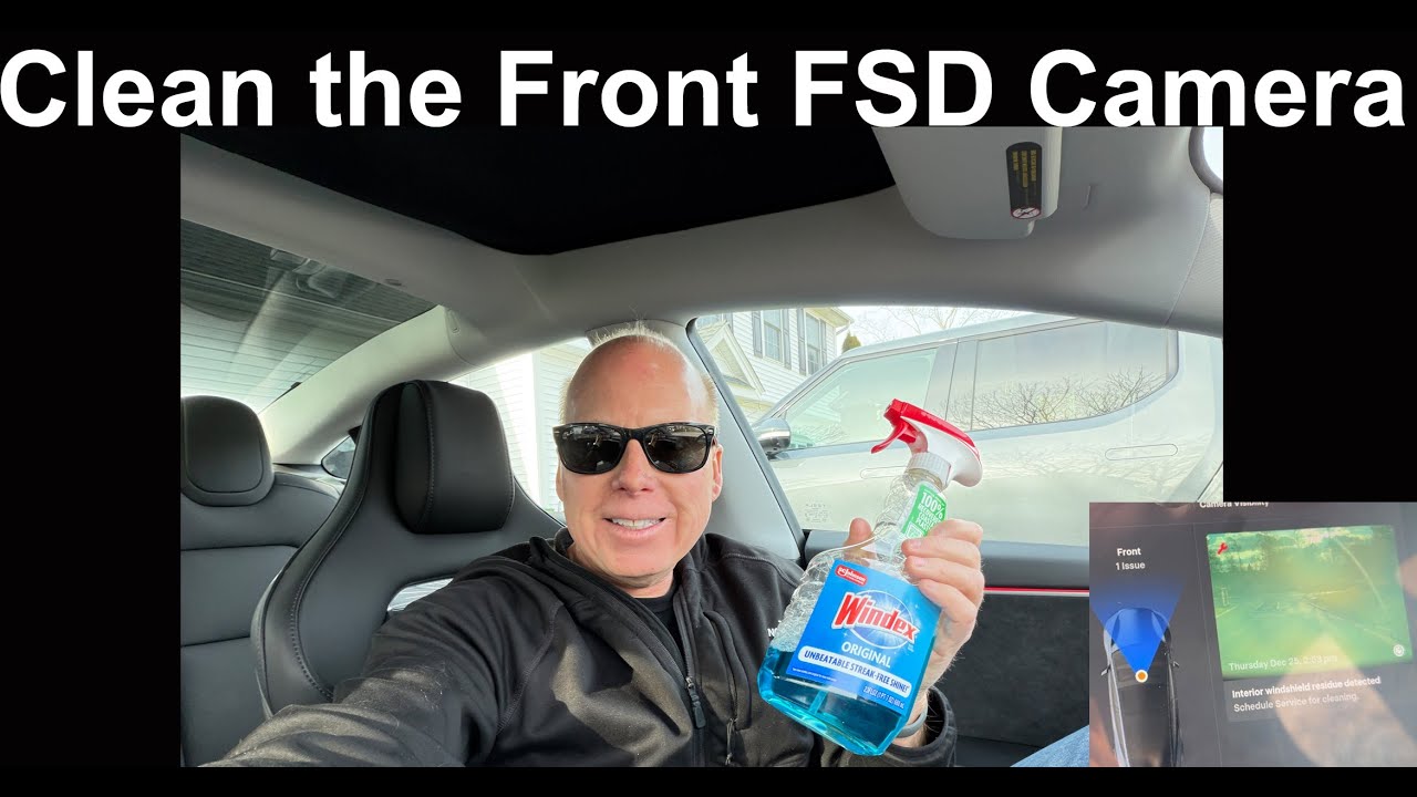 How to Clean the HW4 FSD Camera Residue | Tesla Model 3 Highland (2024 ...