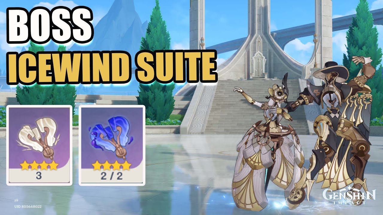 Cara Melawan Boss Icewind Suite | Boss Ascension Lynette【Genshin Impact ...