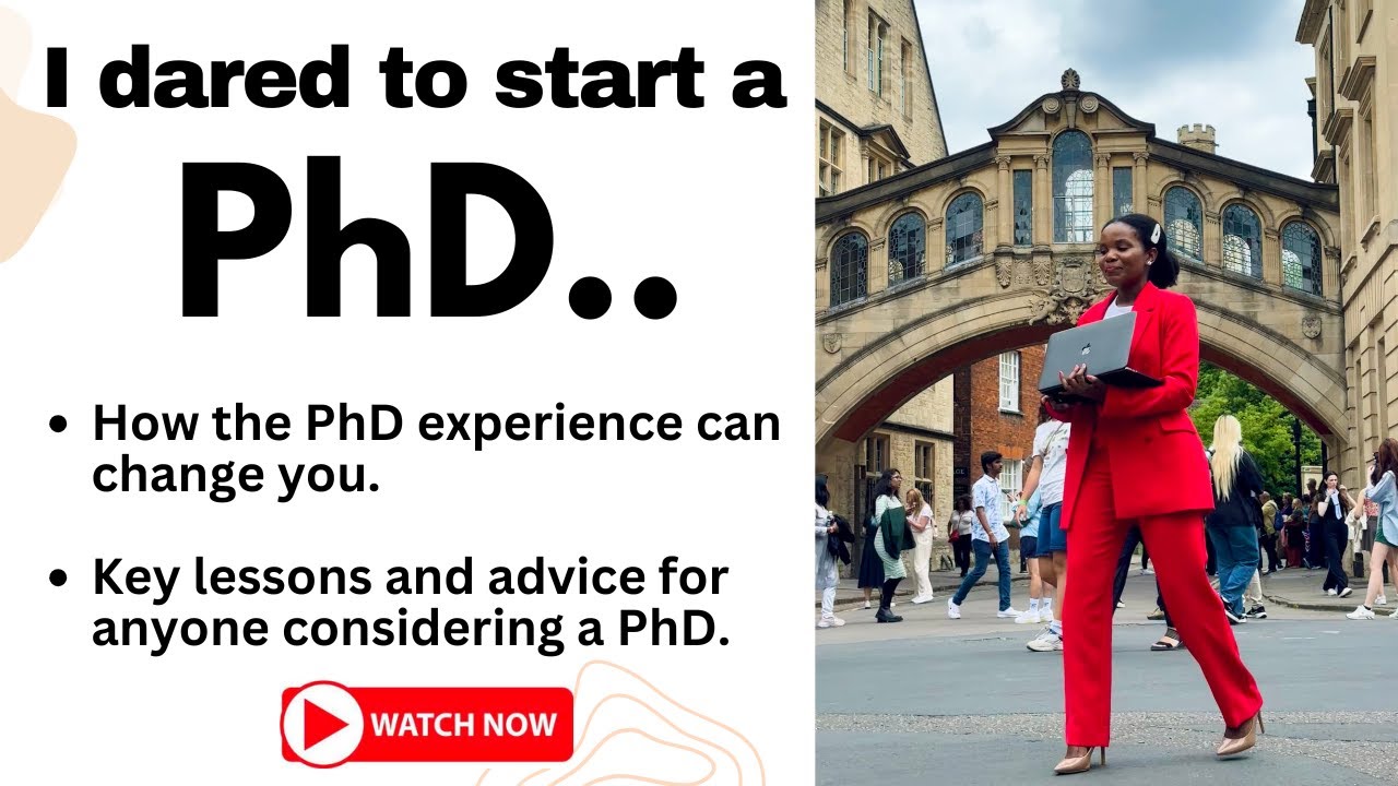 How Starting a PhD Humbled Me | What to know and do before starting a ...