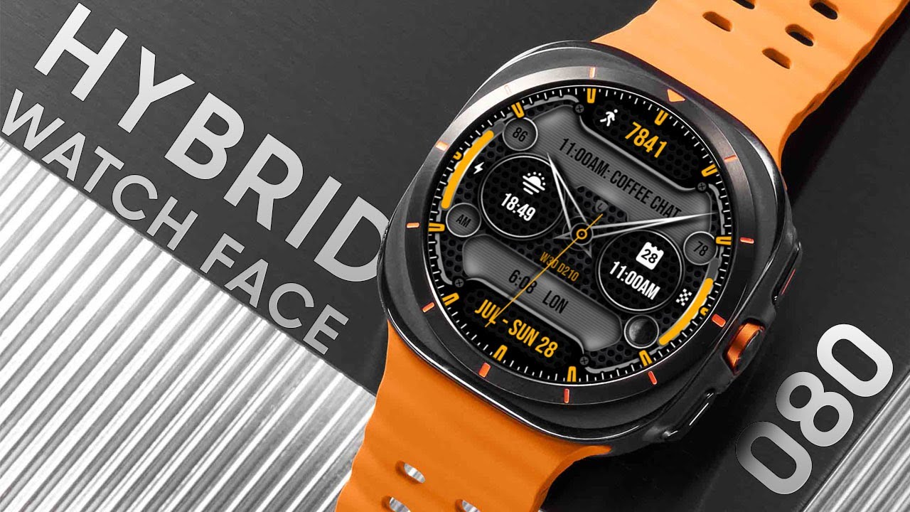 Hybrid OS Watch Face | Samsung Galaxy Watch Face | Best Watch Face ...