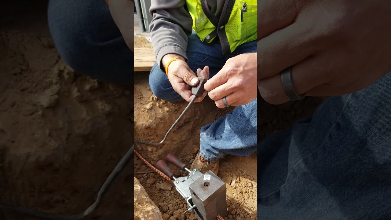 Connecting Grounding Cables For A Lightning Protection System With A ...