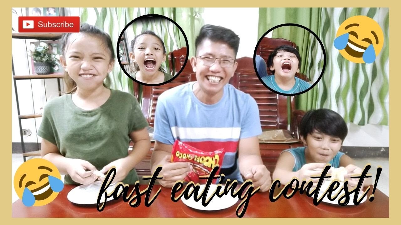 Fast Eating Contest! with Andre&Althea - YouTube