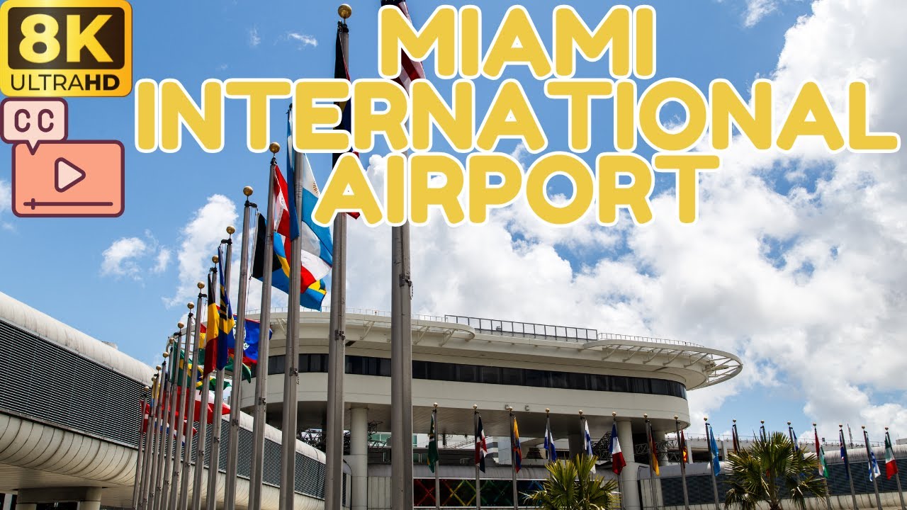 【8K】Explore Miami International Airport Like Never Before! 🌴 ️ Ultimate ...