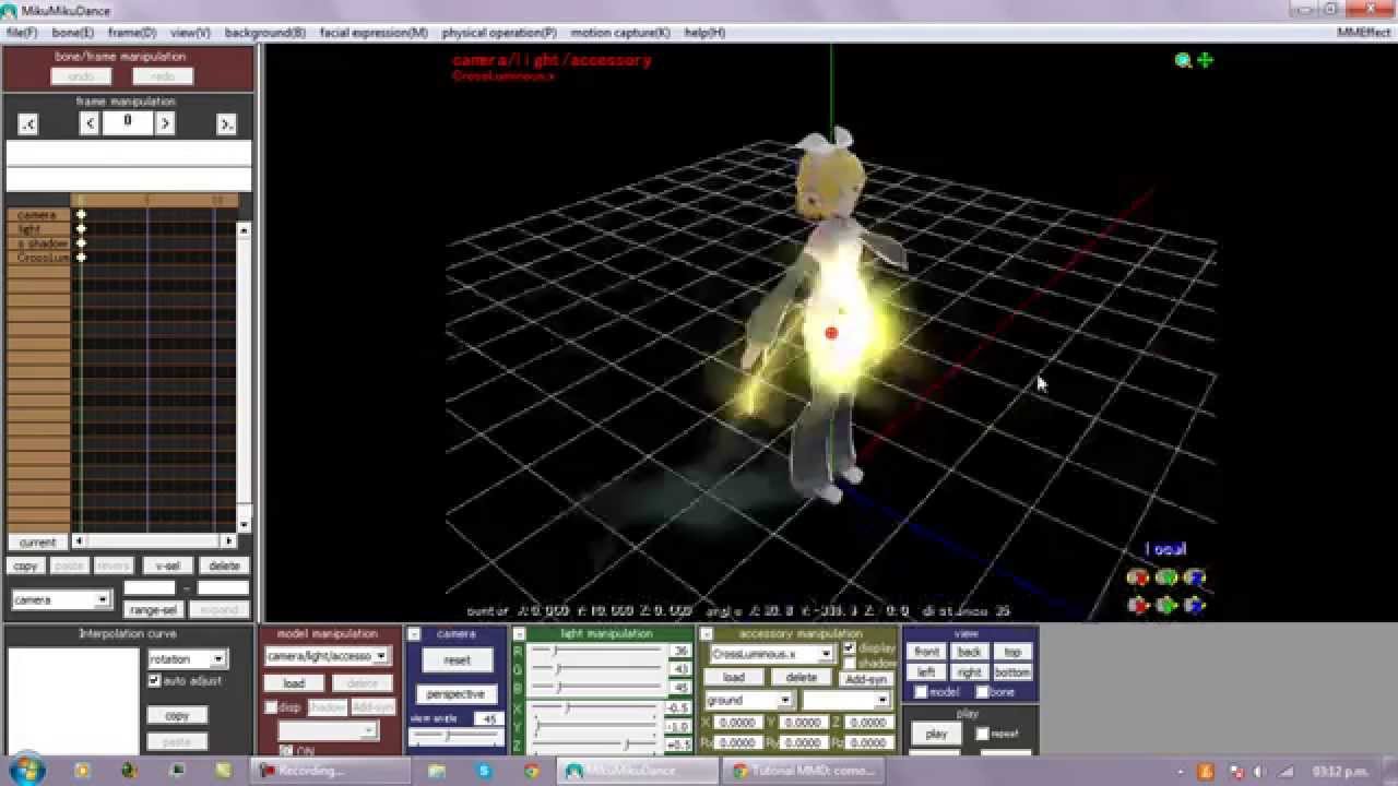 [MMD x MME] Tutorial - Como usar el Object Luminous - Español - YouTube