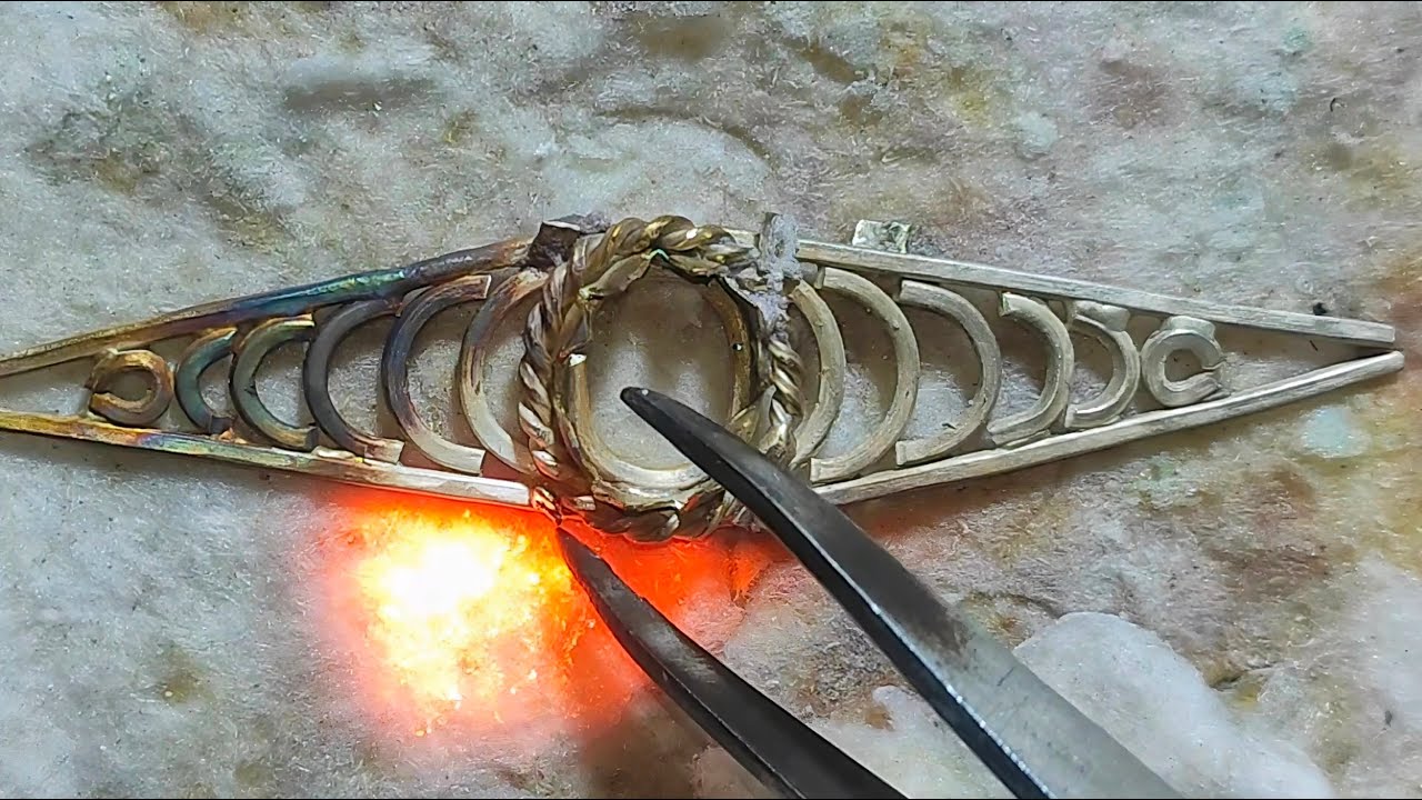 Simple Silver Ring Making Process | Beautiful Silver Ring Making - YouTube