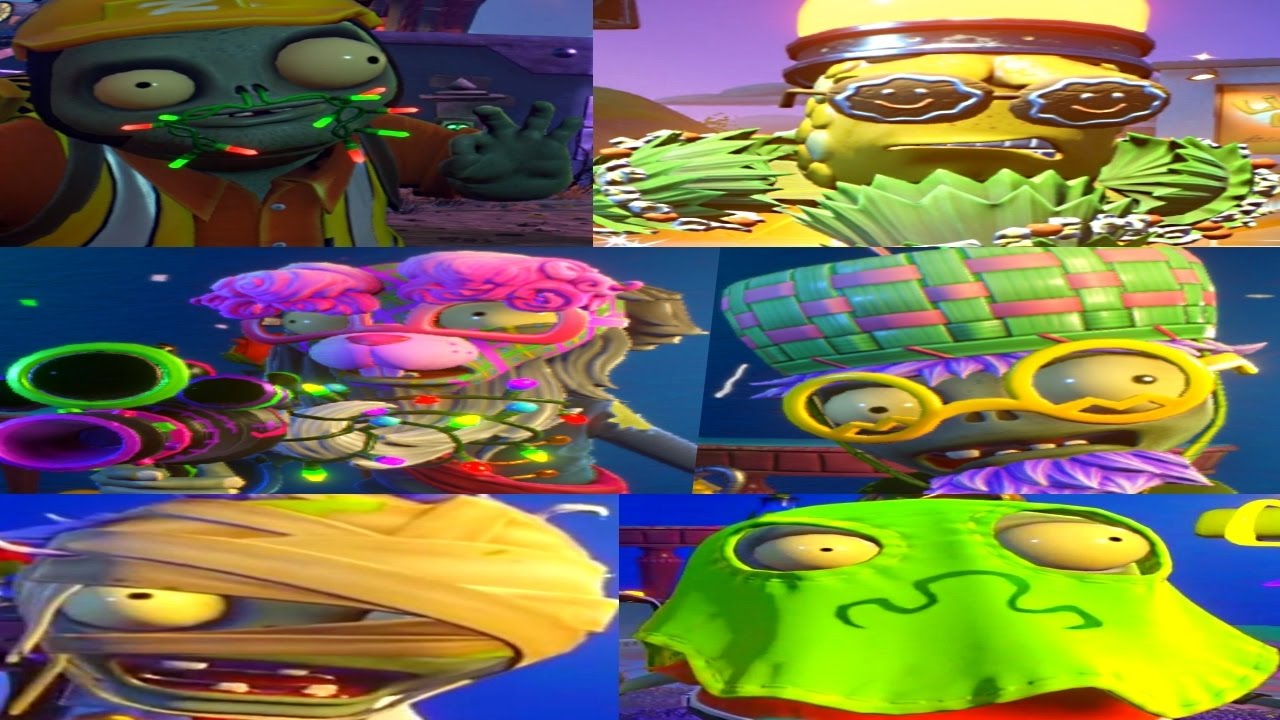 PVZ Garden Warfare 2: ALL FESTIVE Final Boss Fights (Lawn of Doom ...
