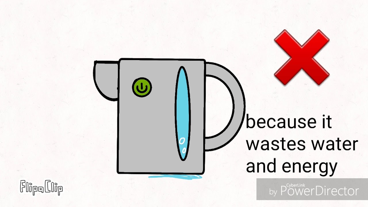 Dont over fill the kettle! - YouTube