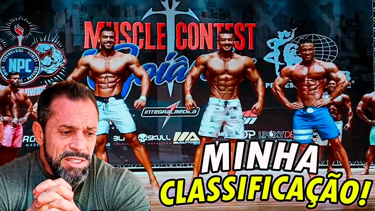 REAGINDO AO TOP 3 MEN'S PHYSIQUE PRO / MUSCLE CONTEST GOIÂNIA - YouTube