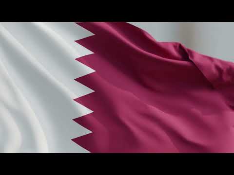Qatar National Flag|| No Copyright Video 4K ||