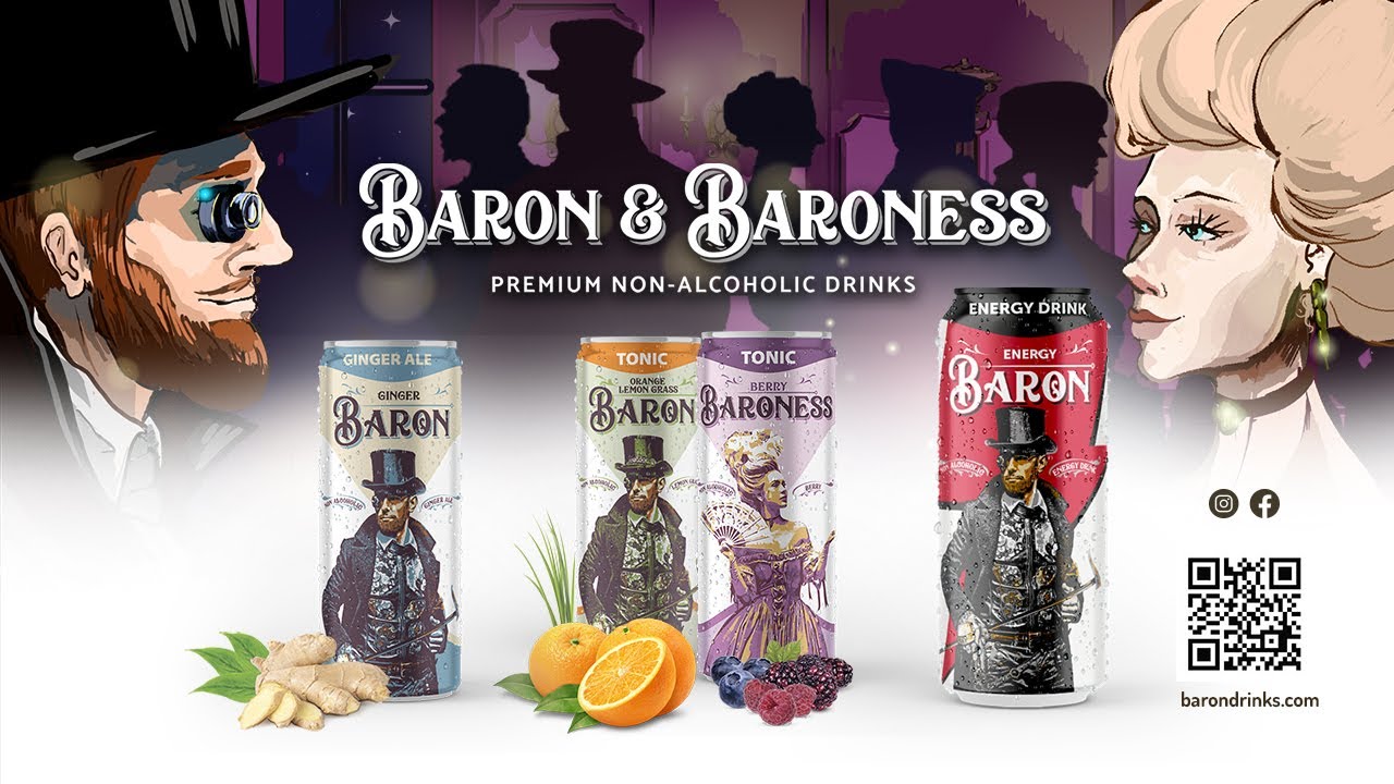 Baron & Baroness • Premium non-alcoholic drinks - YouTube