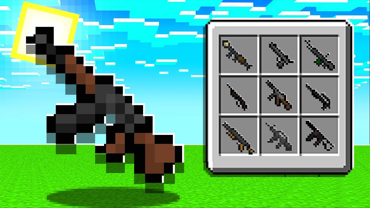 💥TESTEI AS NOVAS ARMAS ADICIONADAS NO MINECRAFT - YouTube
