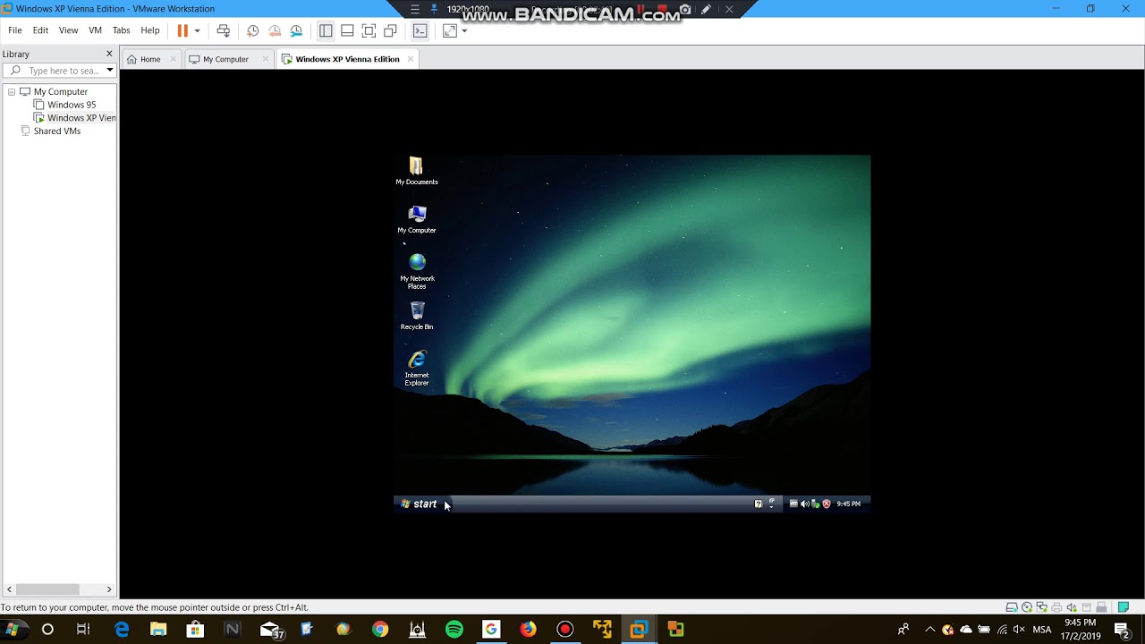 Windows XP Vienna Edition on VMware Workstation Pro 15 - YouTube