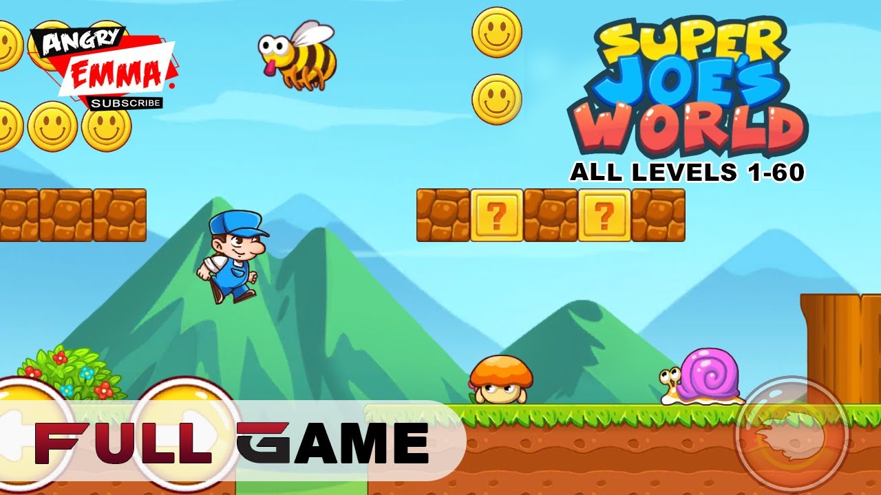 Super Joe's World - FULL GAME (All Levels 1-60) - YouTube