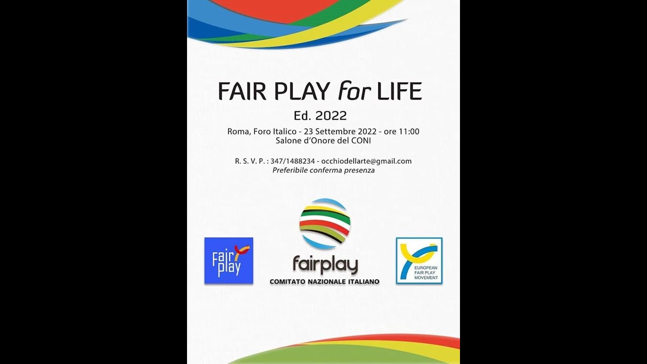 Fair Play For Life - ed 2022 - ROMA Foro Italico - YouTube