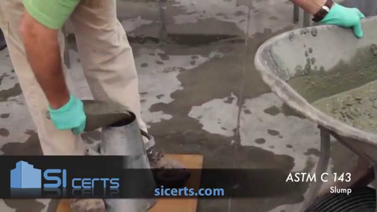 ASTM C143 - ACI Concrete Slump Test (Newer Version Available, Click Top ...