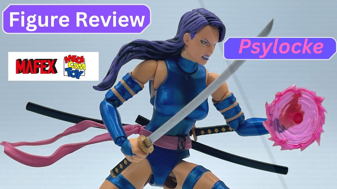 Mafex #141 Marvel Psylocke!!!!! Unboxing and Review!!!! - YouTube