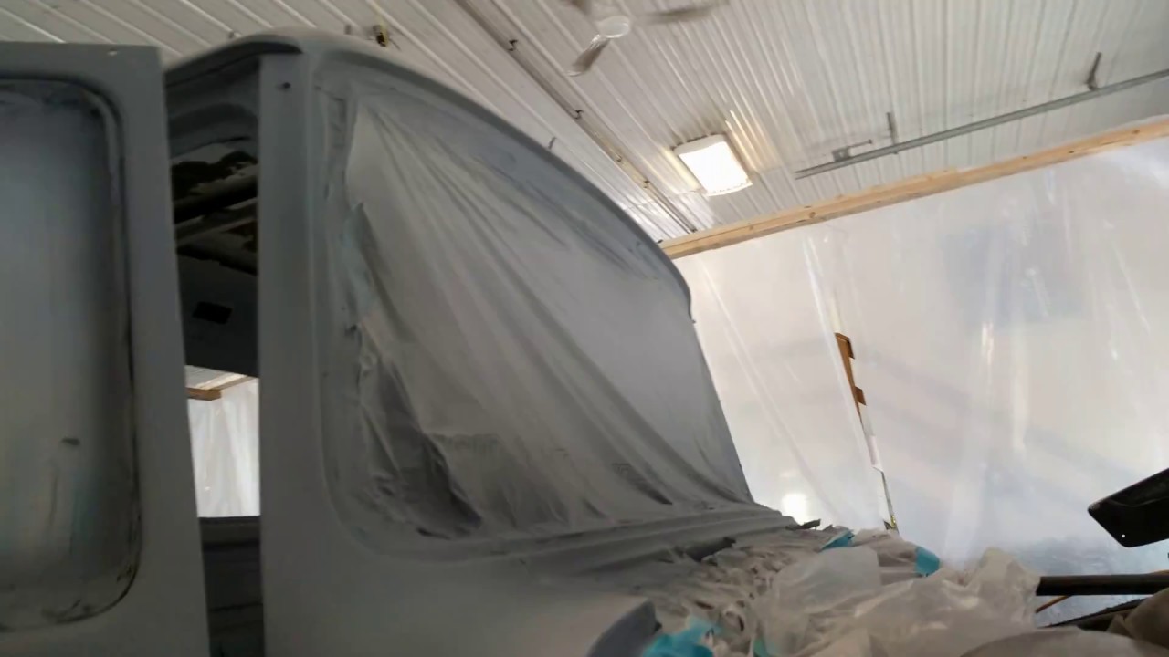 Ford Restoration Ep 10 - Paint booth and Paint prep - YouTube