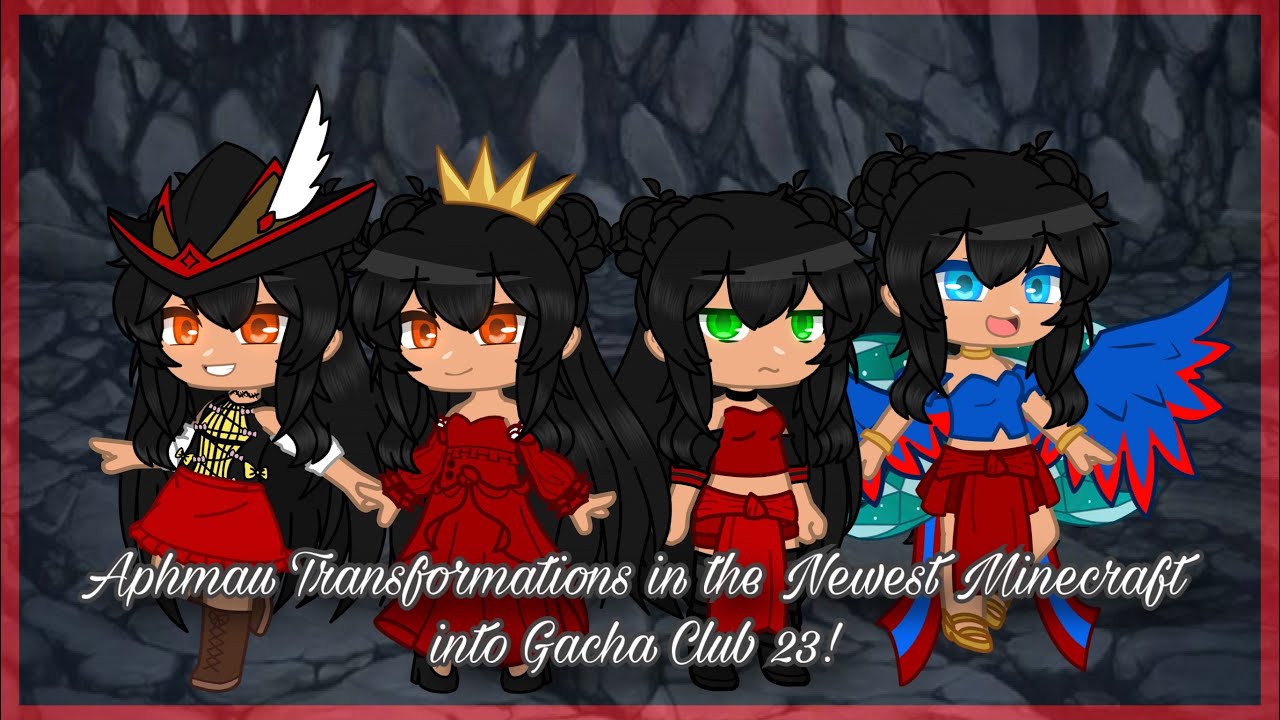 Aphmau Transformations in the Newest Minecraft into Gacha Club 23 ...