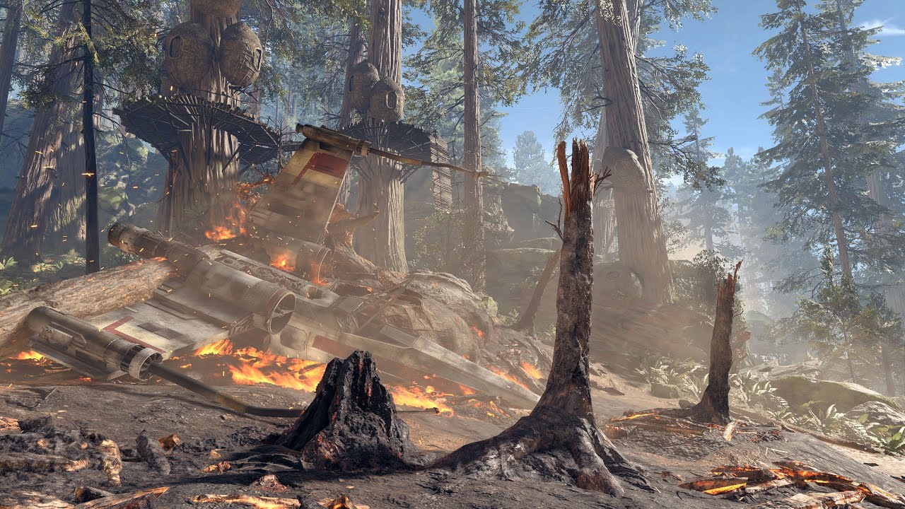 Crashed X-wing Ambience - Star Wars: Battlefront II (HD) - YouTube