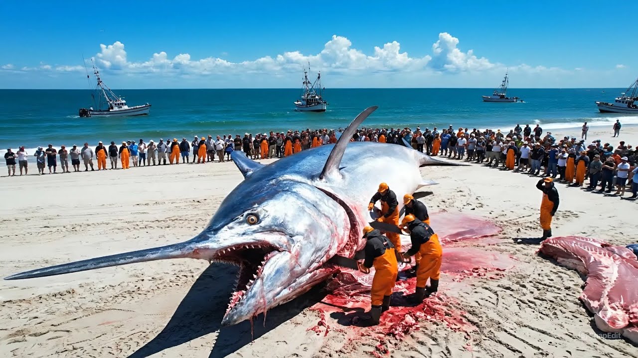 How Fishermen Earn $1 Million Catching 1,000 Giant Swordfish on a ...