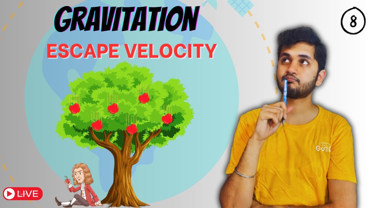 Escape Velocity In Gravitation Class 11 IIT-JEE/NEET || Nirwan Pawar ...