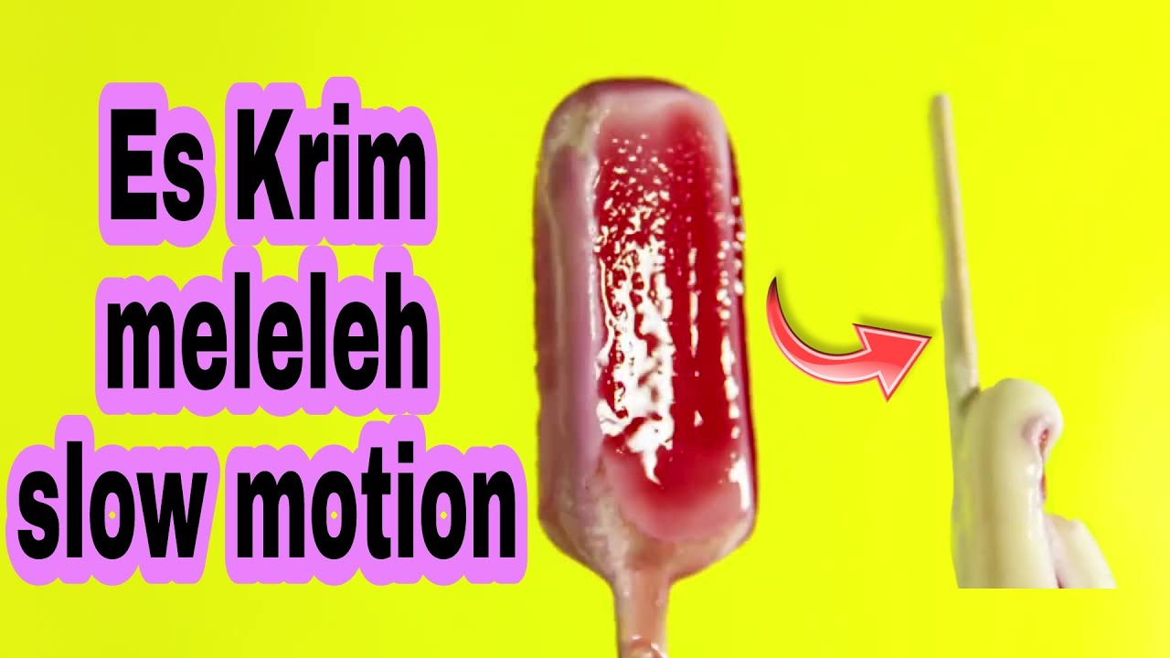 es krim meleleh, satisfying ice cream melting slow motion #shorts # ...