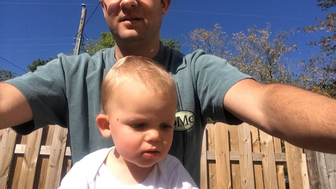 Dexter's first motorcycle ride - YouTube