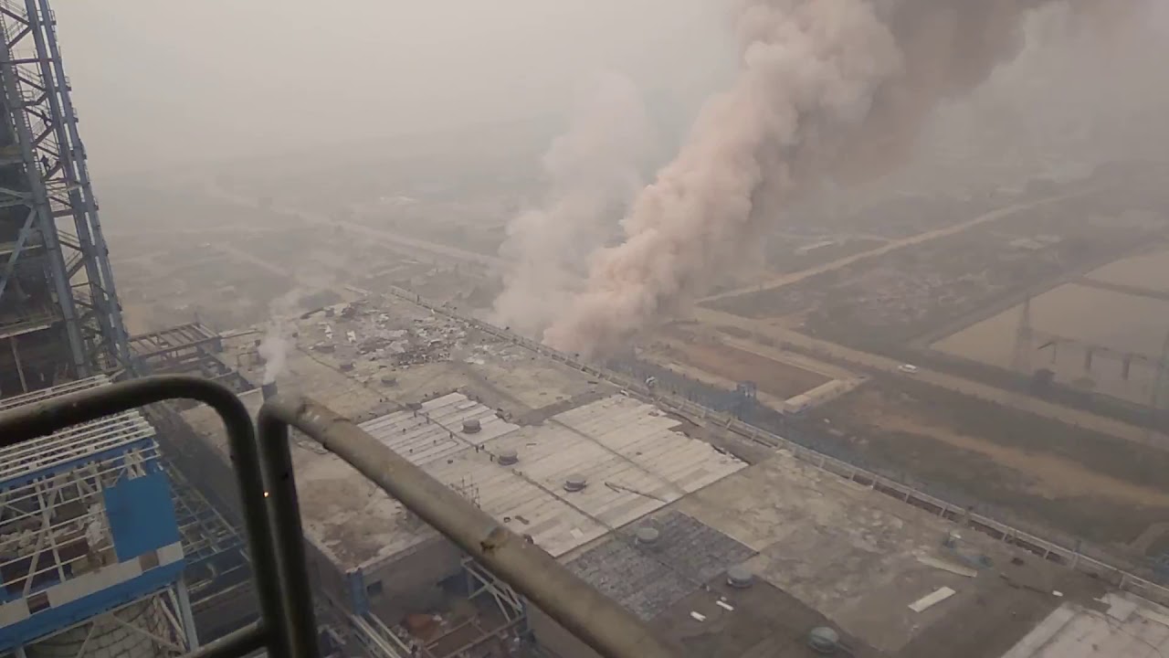 Steam blowing in Thermal Power Plant - YouTube