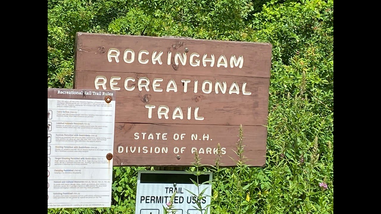 Rockingham Recreational Rail Trail ~ Newfields, NH - Raymond, NH - YouTube